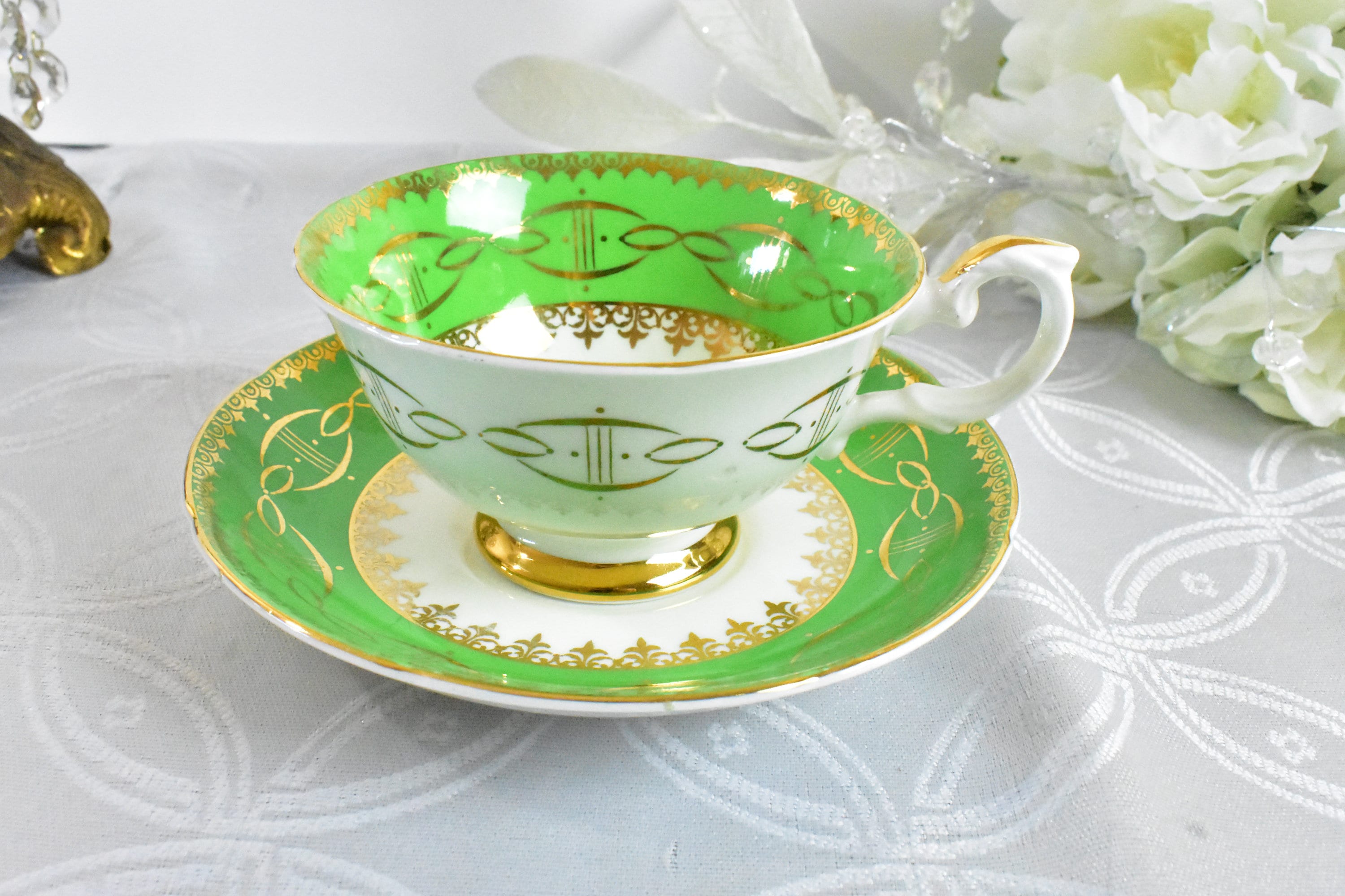 Kitchen & Dining Home & Living Drink & Barware Mint Green Tea Cup and ...