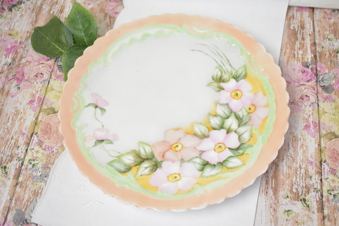 Antique Elite L France Plate, Wedding Table, Decorative Plate, Sign by ...