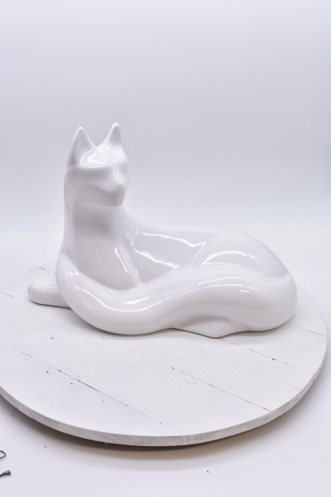 Large Haeger Ceramic Cat Statue Vintage Cat Figurine, - Etsy