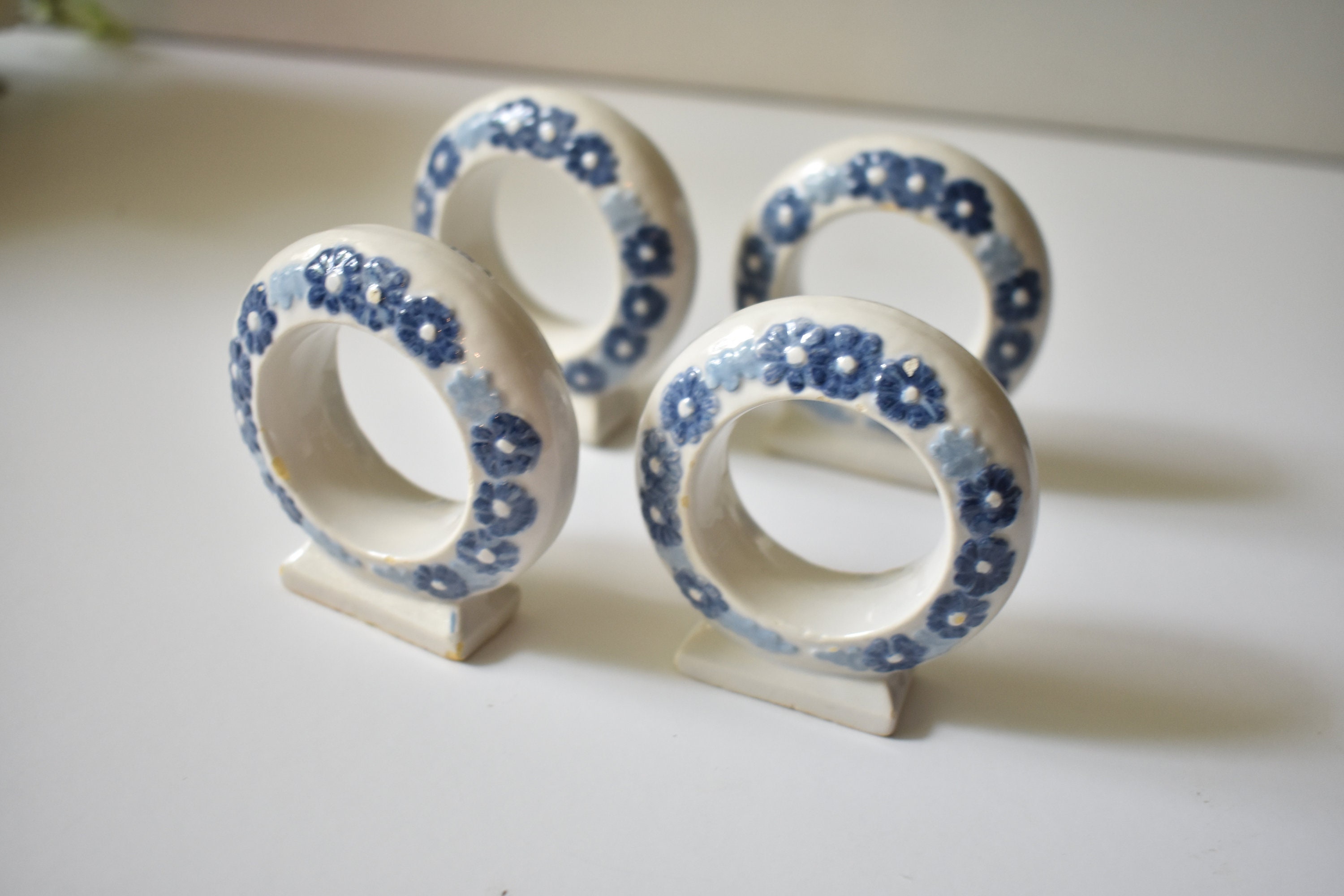 Ceramic Napkin Holder, Napkin Ring, Wedding Napkin Rings, Family ...