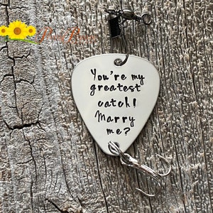 Greatest Catch Marry Me Lure, Proposal From Fisherman, Custom Fish Hook ...