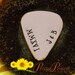 Roman Numeral Guitar Pick, Hand Stamped Pick, Anniversary Gift for ...