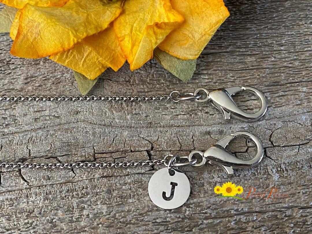 Personalized Lanyard, Stainless Steel Lanyard, Leather Lanyard, Initial ...