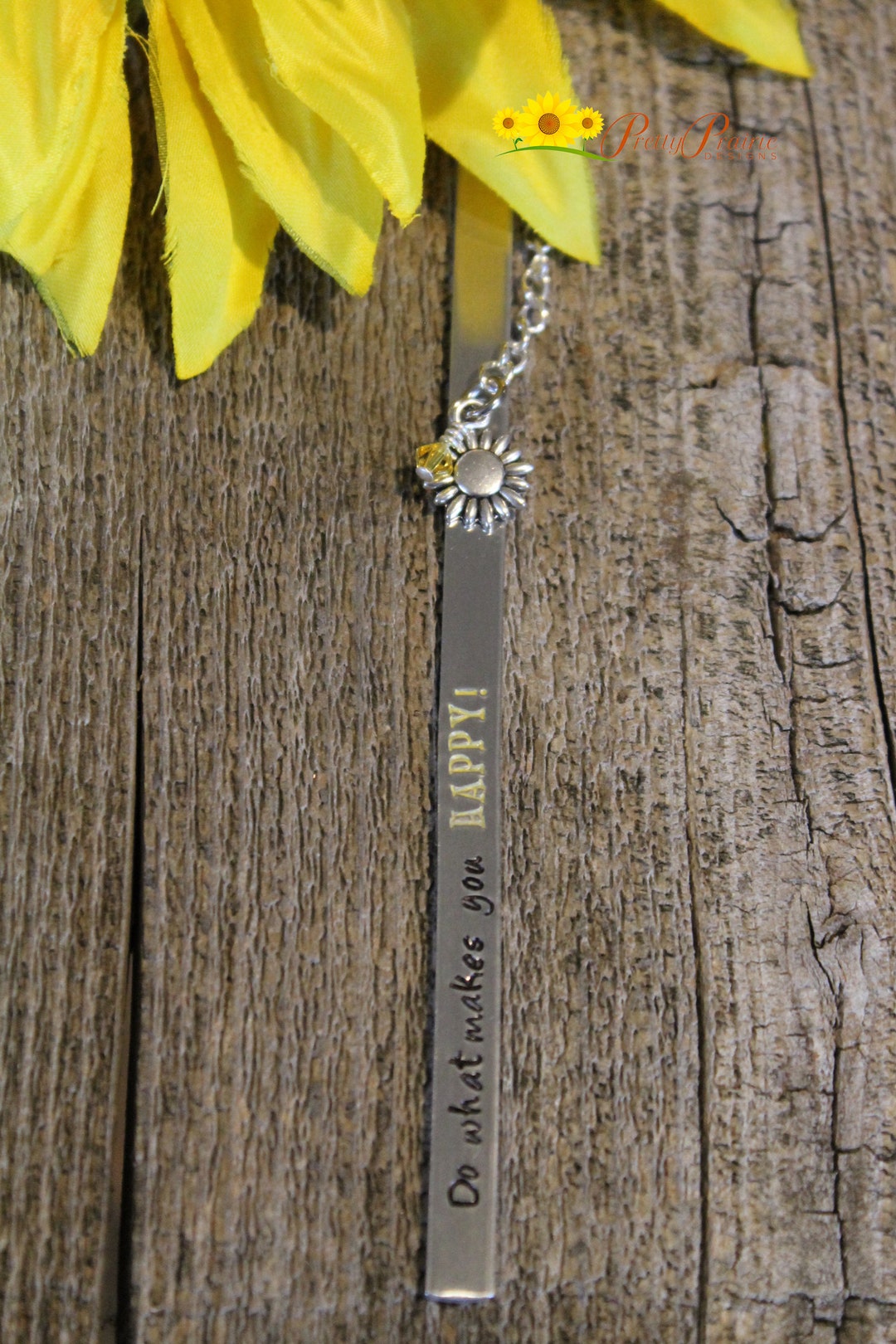 Do What Makes You Happy Bookmark, Hand Stamped, Book Lover Gift, Metal ...