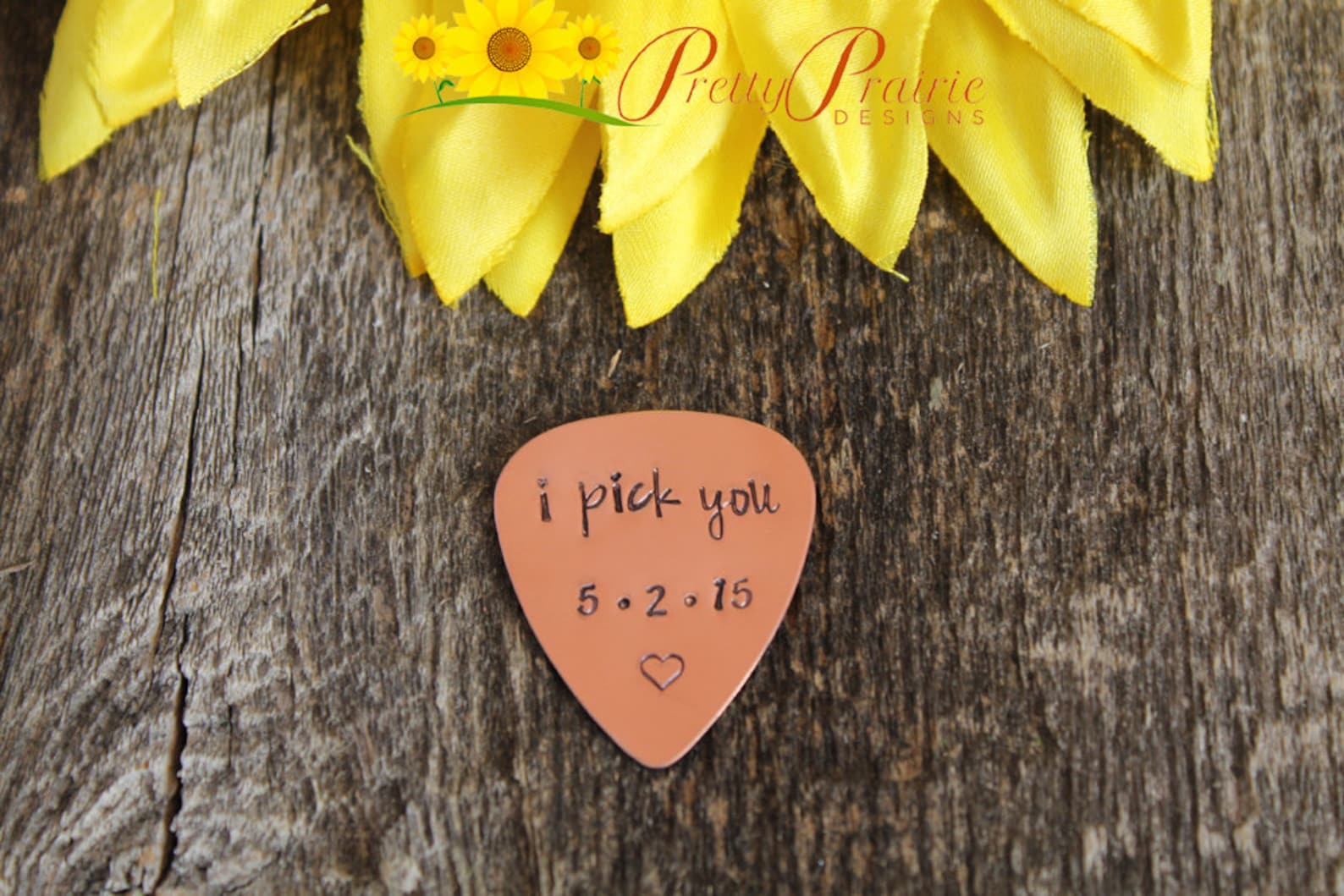 I Pick You Guitar Pick Personalized Musician Gift Hand | Etsy