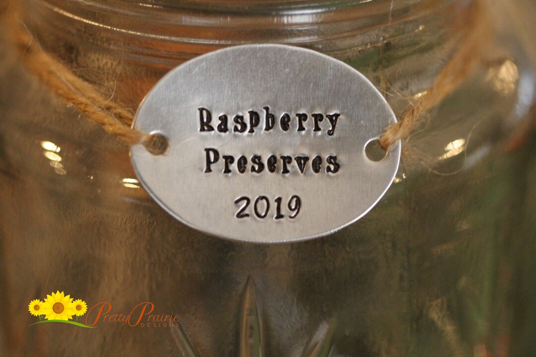 Custom Mason Jar Tags, Canning Jar Label, Coffee Can Label, Dog Treats ...