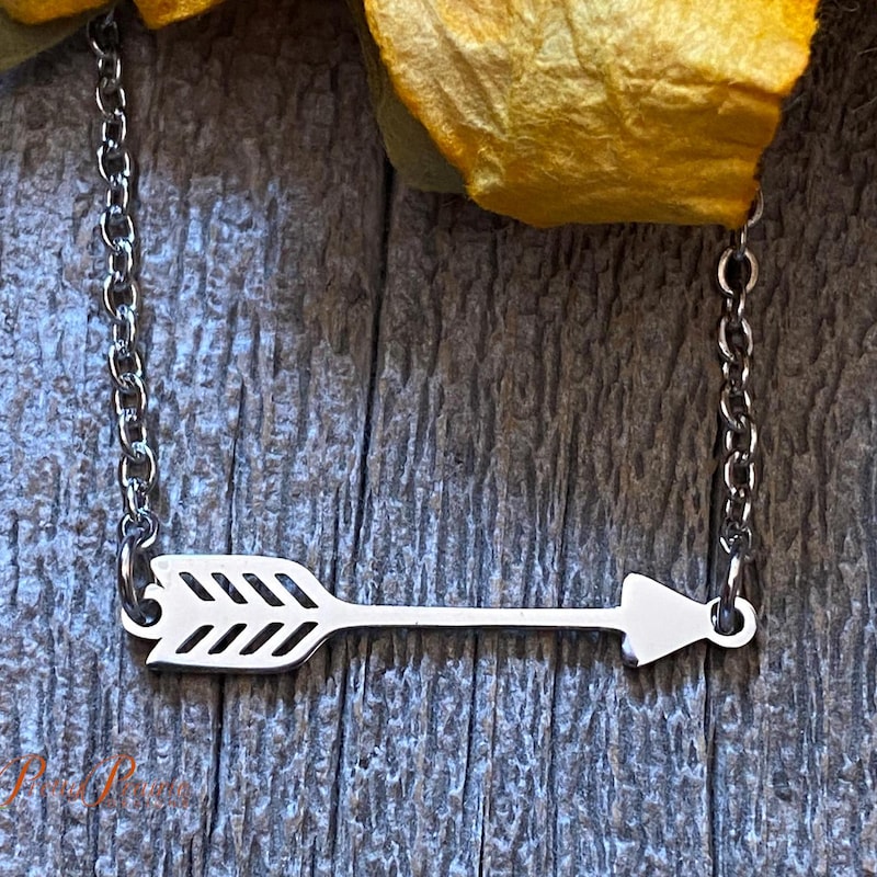 Arrow Necklace - Etsy
