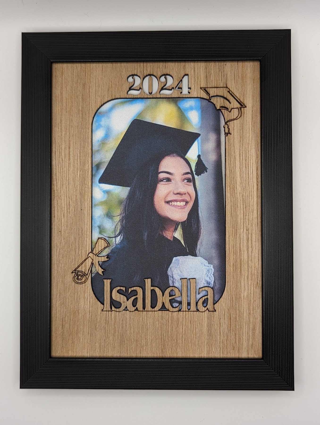 Custom Frame Graduation Frame Insert Wood Custom Graduation Gift ...