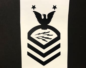 Navy chief decal | Etsy