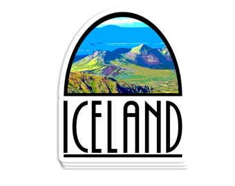 Iceland Sticker - Etsy