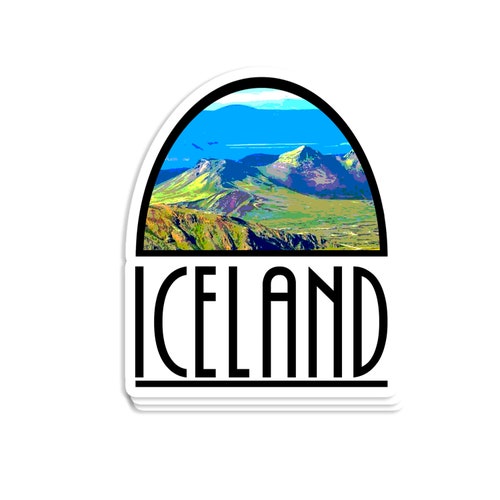 Iceland Vinyl Sticker Decal Water Proof Hydroflask - Etsy