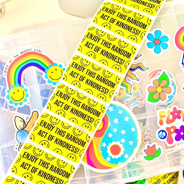 Random Kid Stickers - Etsy