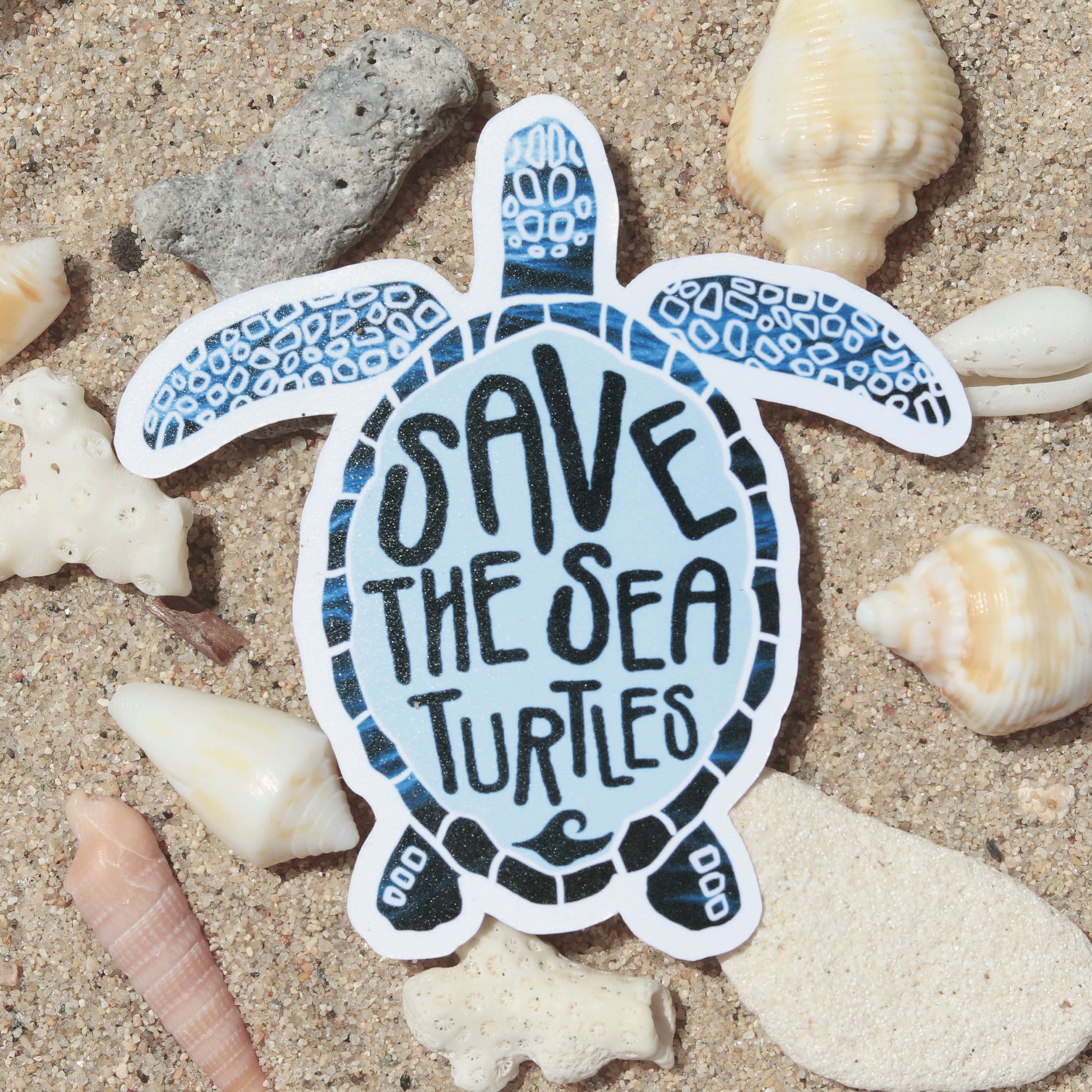 Save the Sea Turtles Sticker Ocean Marine Life Protect - Etsy