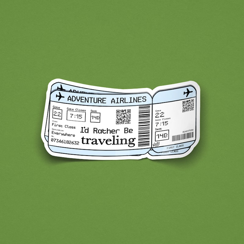 First Class Ticket - Etsy