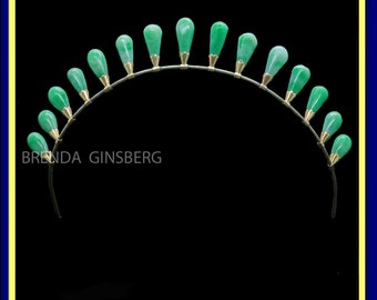 Jade Tiara - Etsy