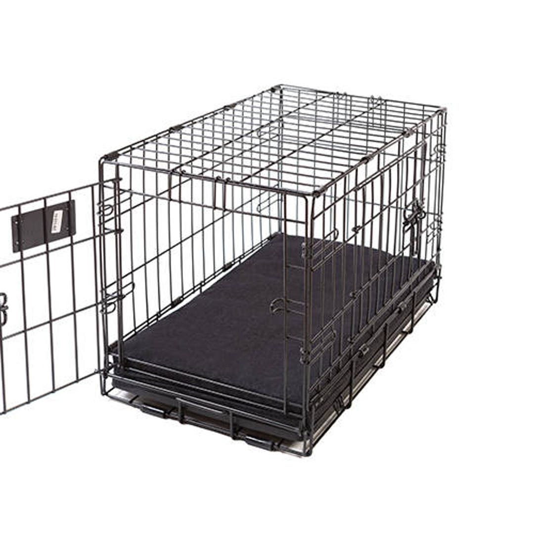 Charcoal Denim Memory Foam Crate Crate Pads for Dogs With Waterproof ...