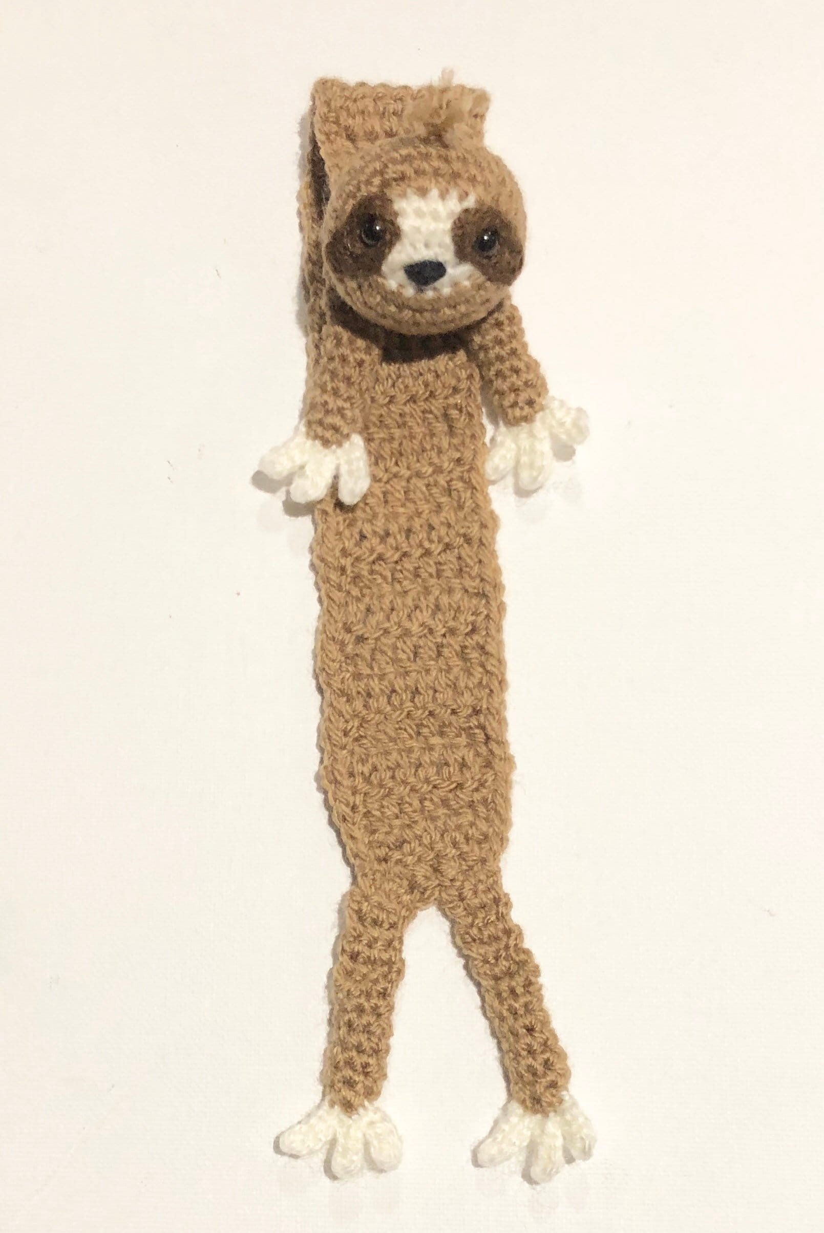 Crochet Pattern (english): Amigurumi Sloth Book Buddy Bookmark by ...
