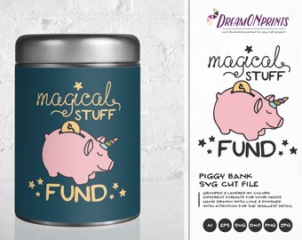Unicorn Piggy Bank - Etsy