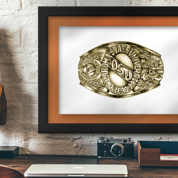 Oklahoma University Graduation Ring - Etsy