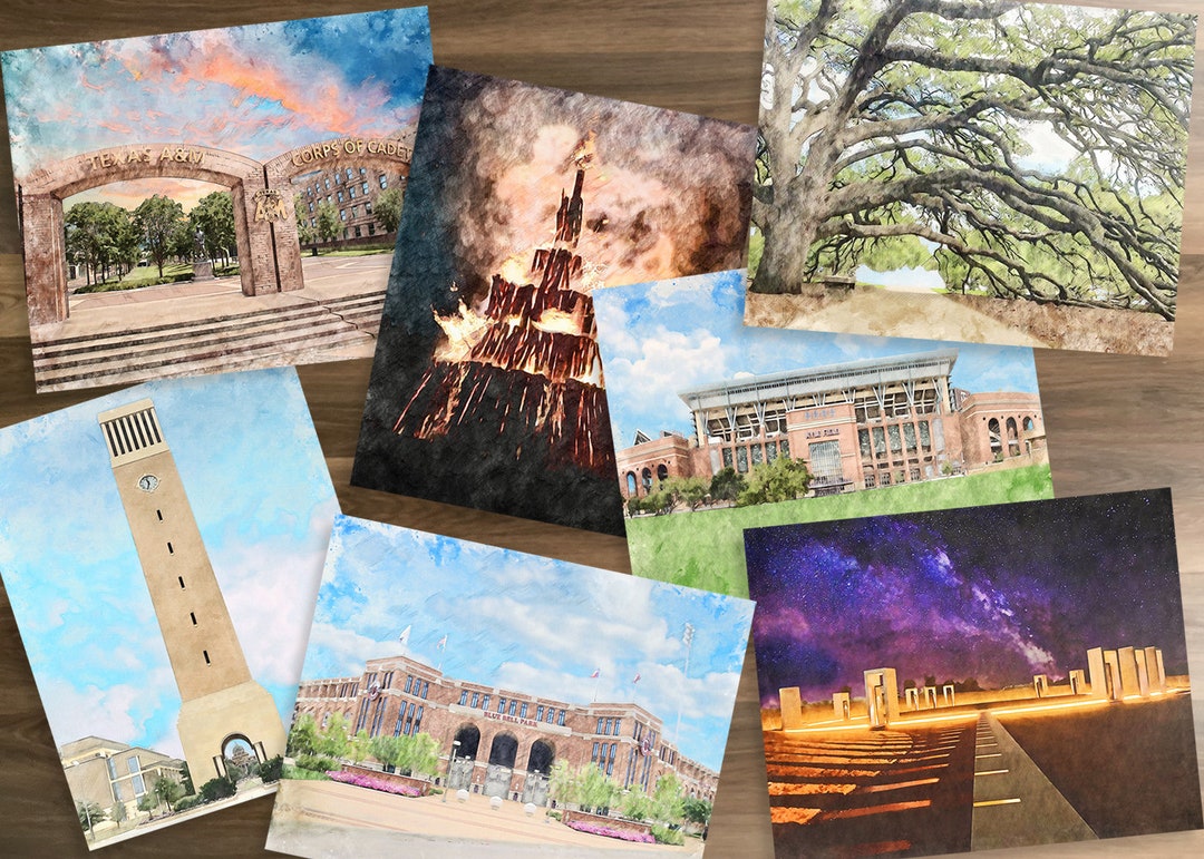 Discount Bulk Aggie Prints, Aggie Gift, Aggie Traditions, Texas A&M ...