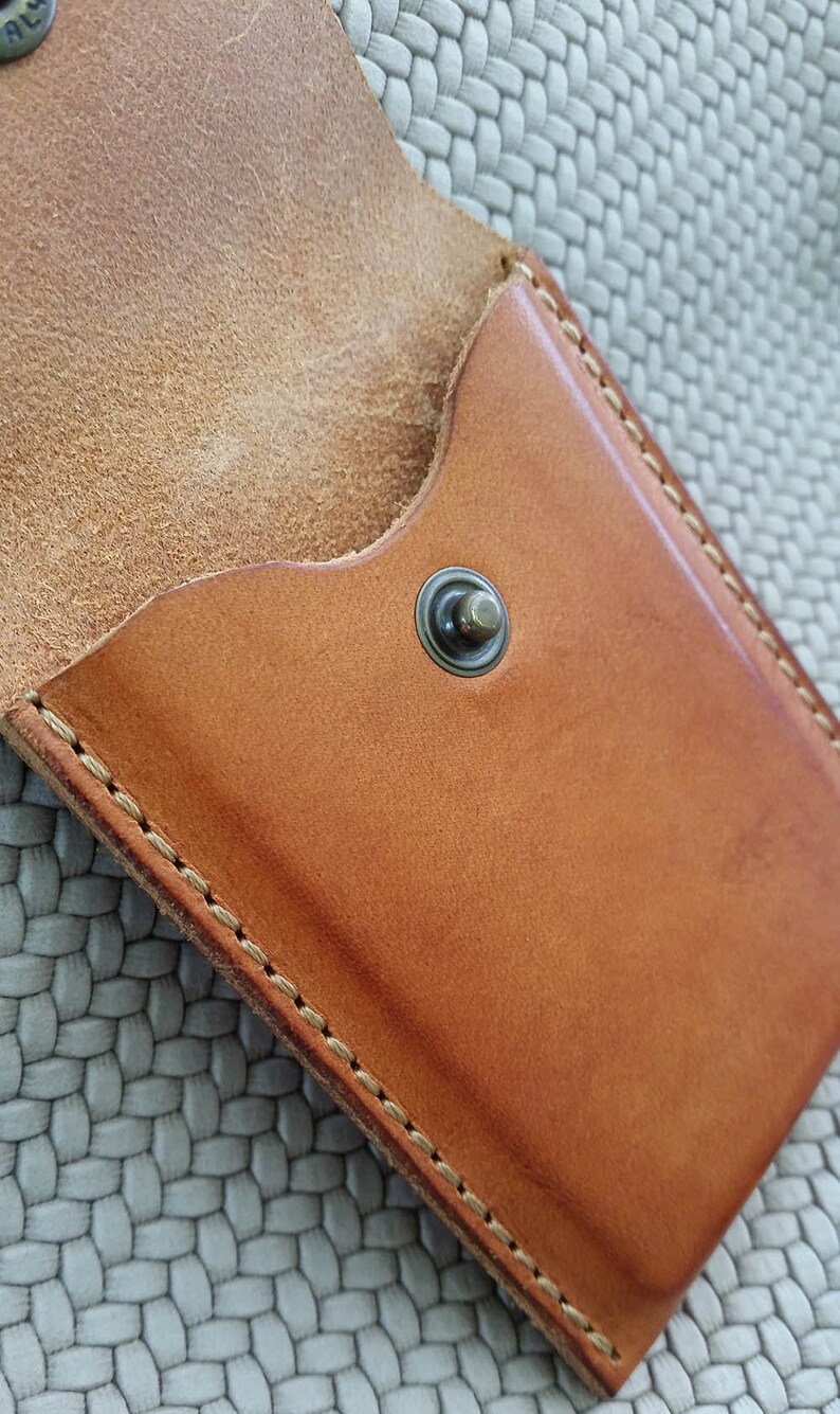 Leather Card Wallet Leather Credit Card Case Leather Business | Etsy