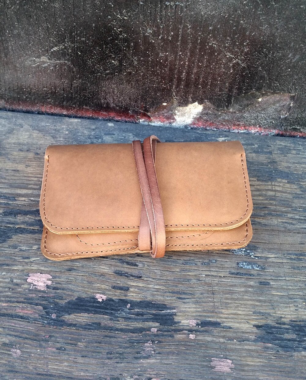 Leather Tobacco pouch leather wallets Handcrafted leather | Etsy