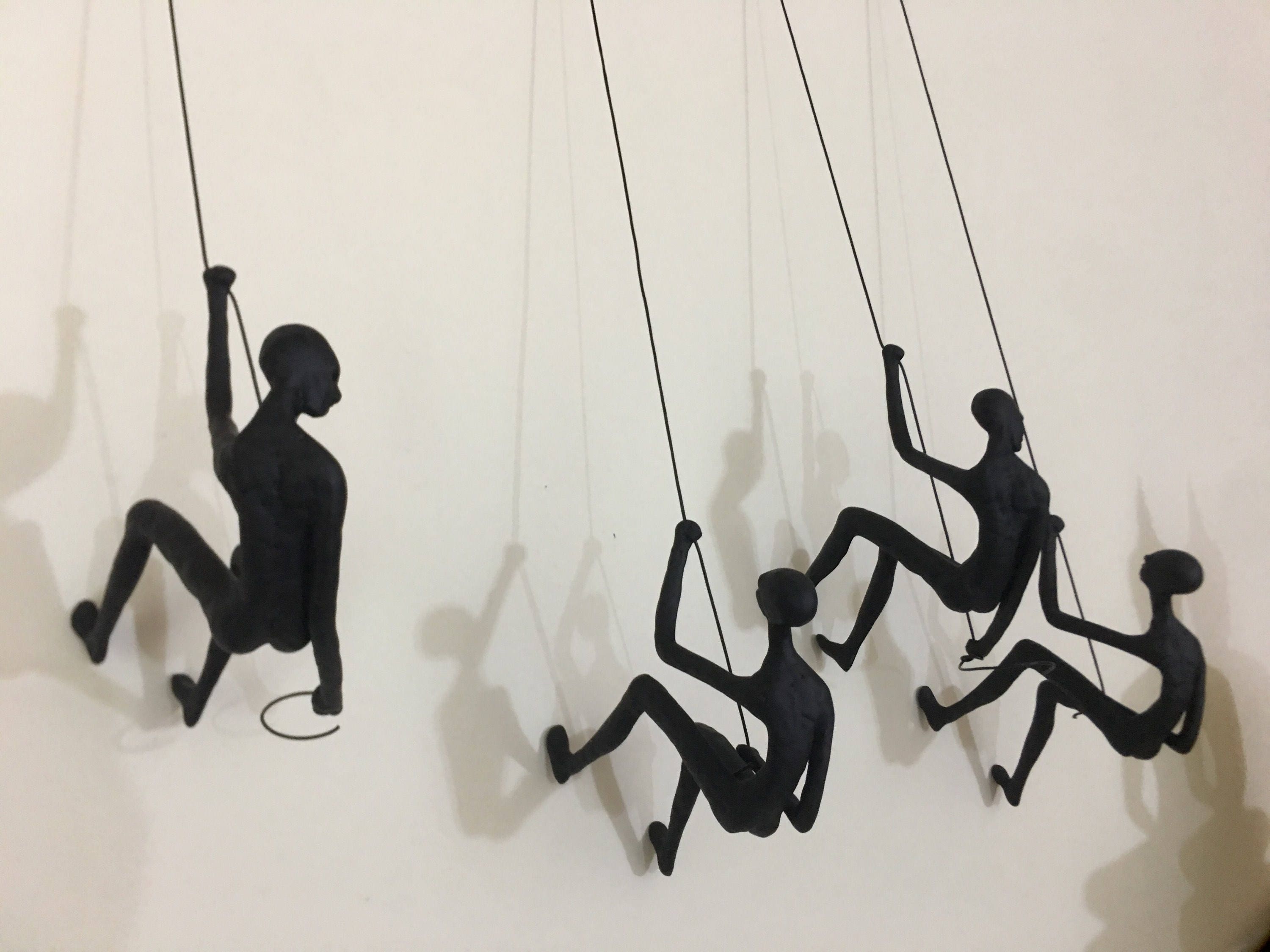 4 Piece Climbing Sculpture Wall Art Gift for Home Decor - Etsy