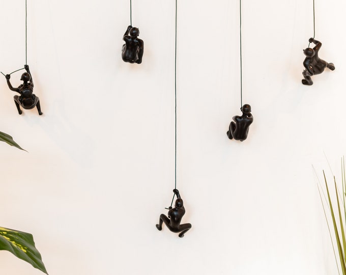 7 Piece Climbing Sculpture Wall Art Gift for Home Decor - Etsy Israel