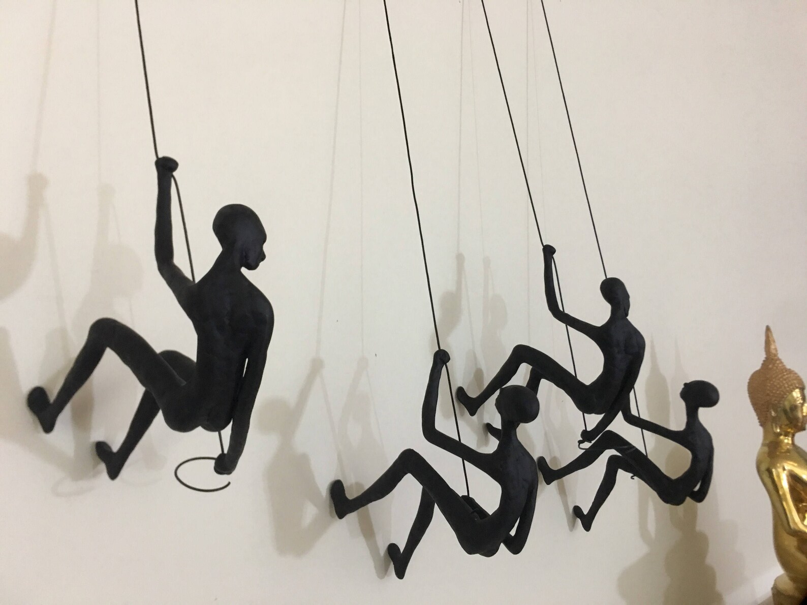 4 Piece Climbing Sculpture Wall Art Gift for Home Decor - Etsy