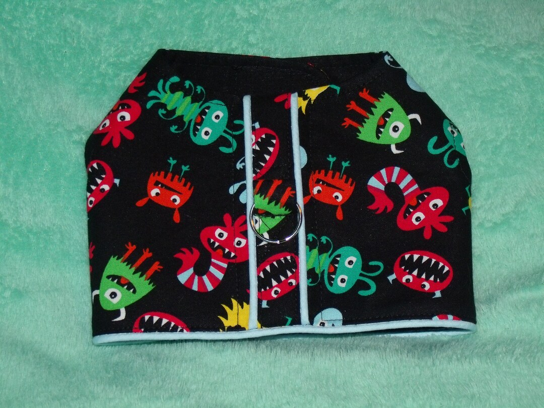 Harness Vest Aliens on Black Background - Etsy