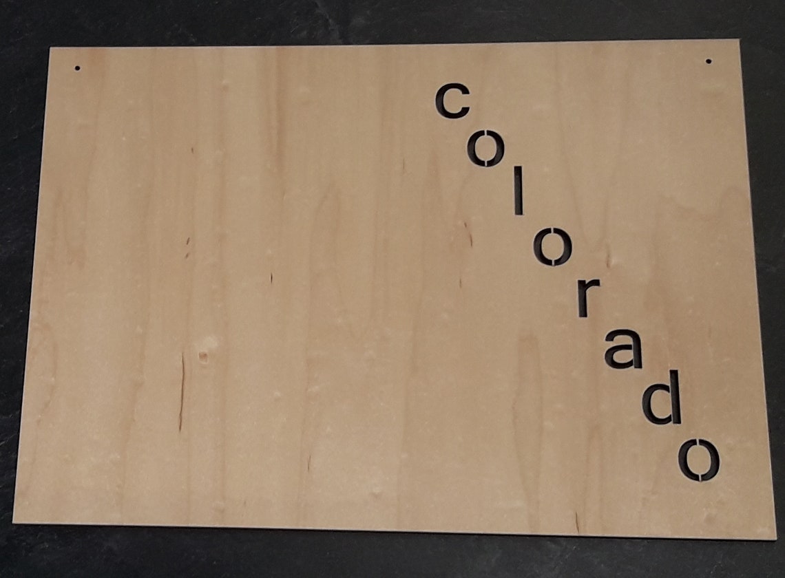 State Shape Map Cutout All 50 States United States - Etsy
