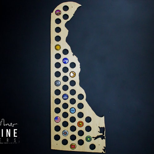 Pennsylvania Beer Cap Map PA Maple Wood Semi-gloss Finish - Etsy