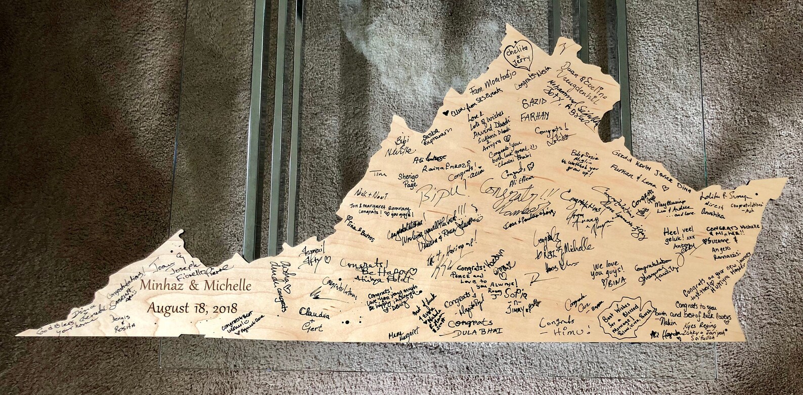 State Shape Map Cutout - All 50 States - United States - Customizable ...