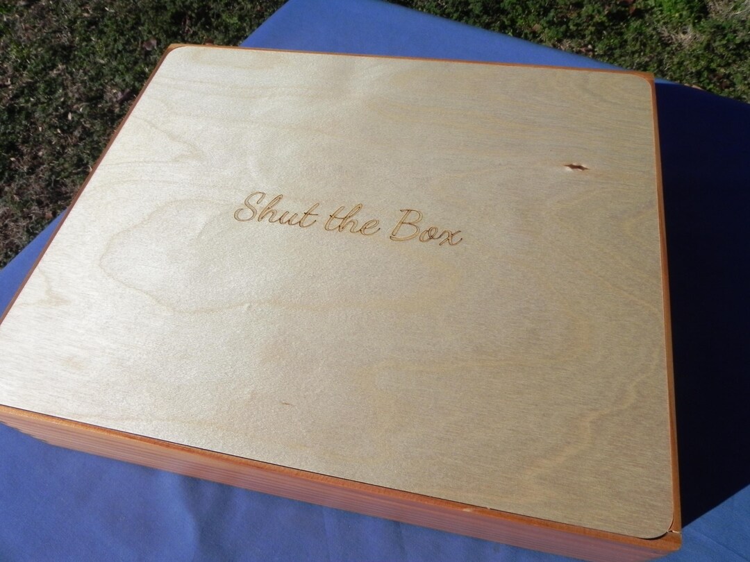 Handcrafted Shut the Box Game - Etsy