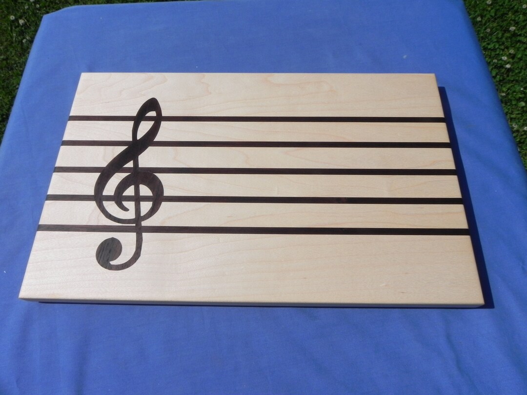 Handcrafted Music Theme Cutting Board - Etsy