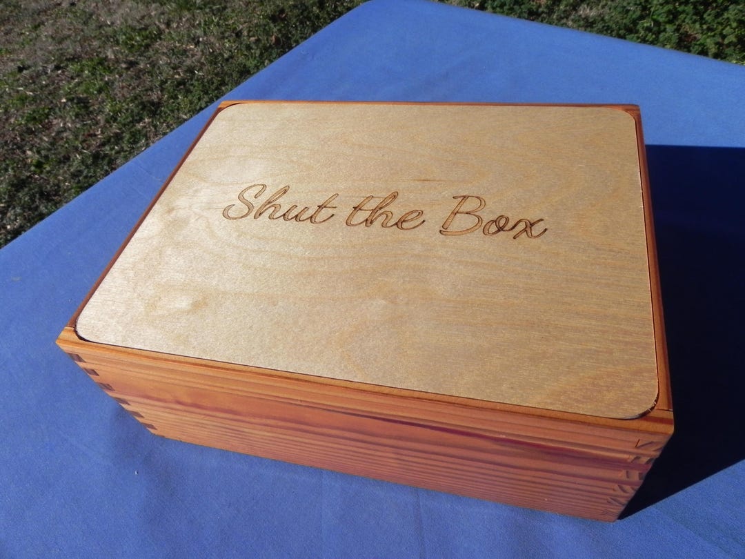 Handcrafted Shut the Box Game - Etsy
