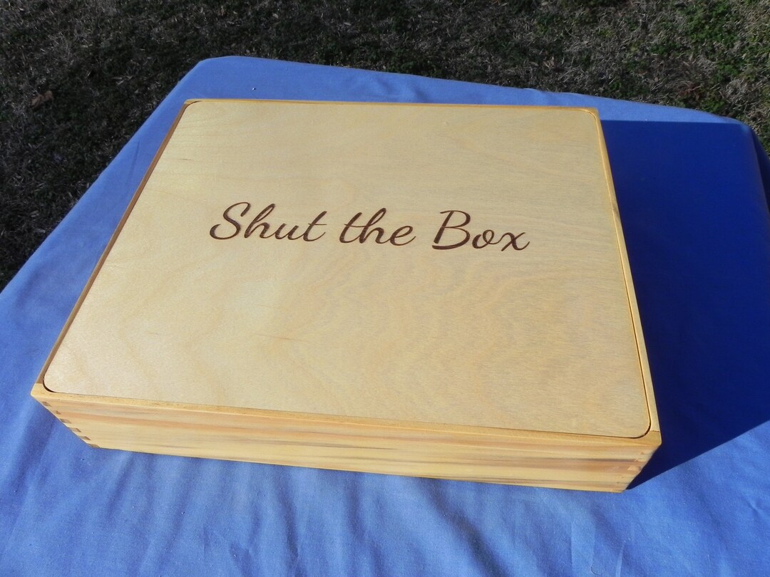 Handcrafted Shut the Box Game - Etsy