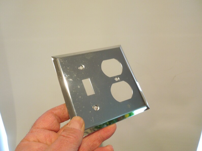 1970's Chrome Switch Plates, New Old Stock Hardware, FREE SHIPPING!! - Etsy
