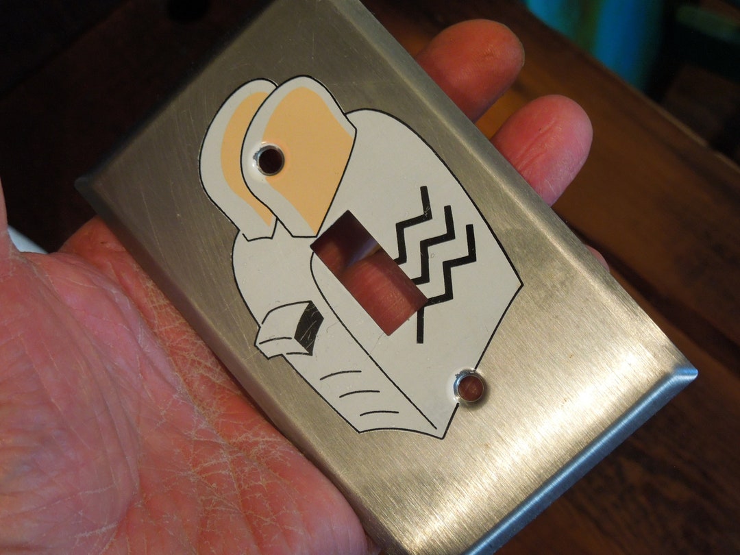 Rare Stainless Steel Switch Outlet Cover With Toaster, Mulberry ...