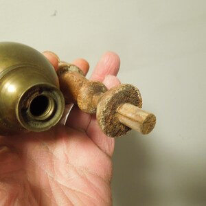 Antique Finials, Brass Ball Finial, Antique Wooden Finial, Clock Topper ...