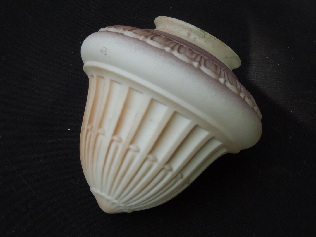 Art Deco Acorn Frosted Lampshade, Antique Porch Lighting Globe, FREE ...