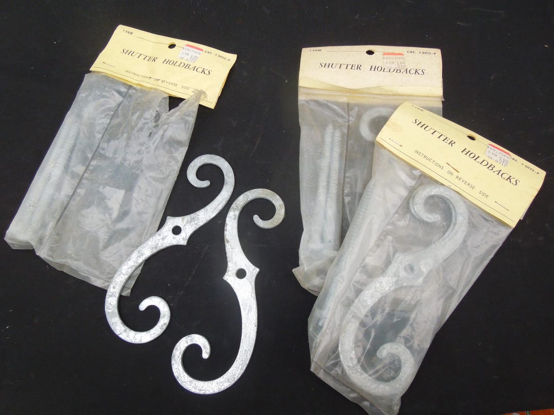 Shutter Tie Backs, NOS, Restoration Hardware, Shutter Dogs, FREE ...