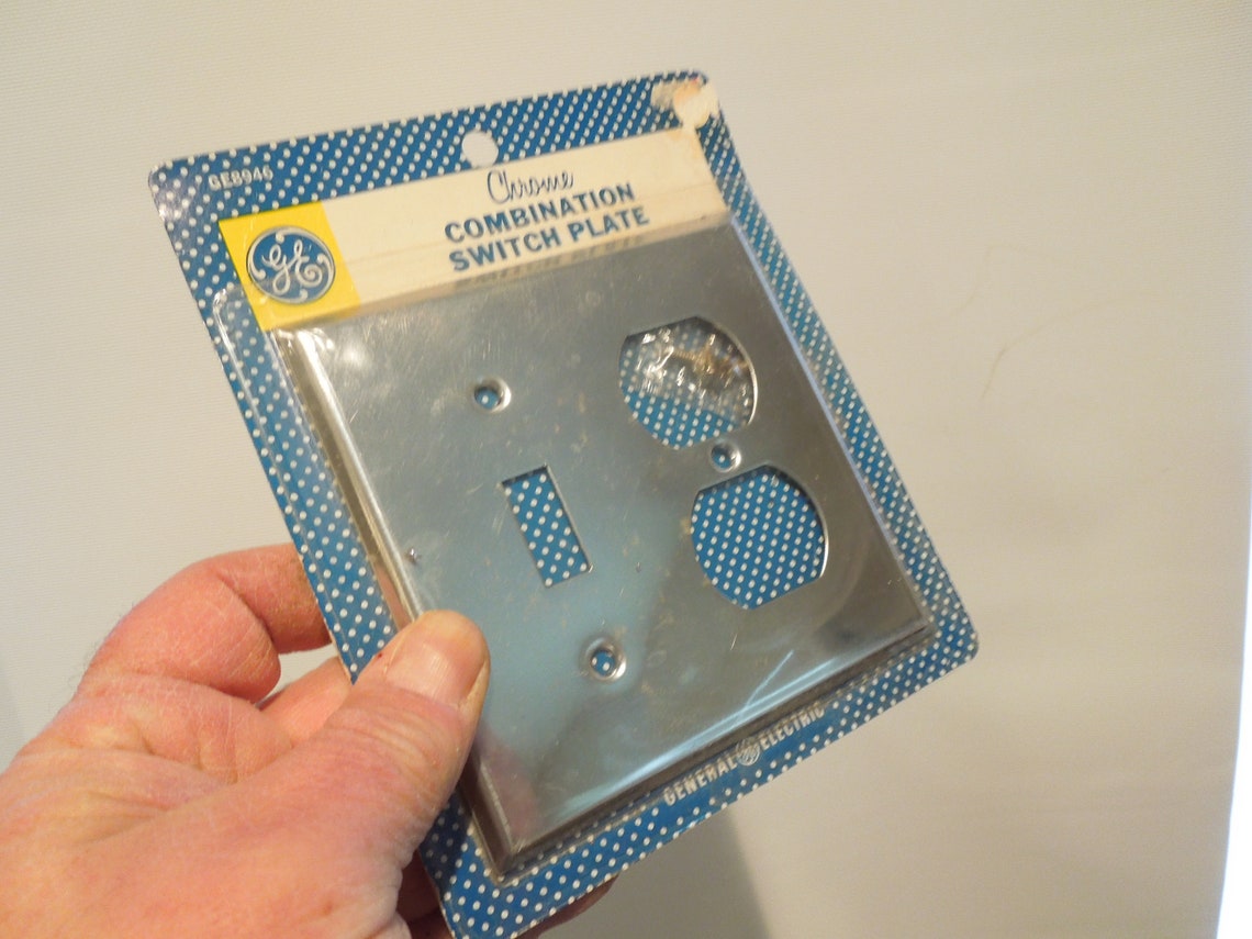 1970's Chrome Switch Plates New Old Stock Hardware FREE | Etsy