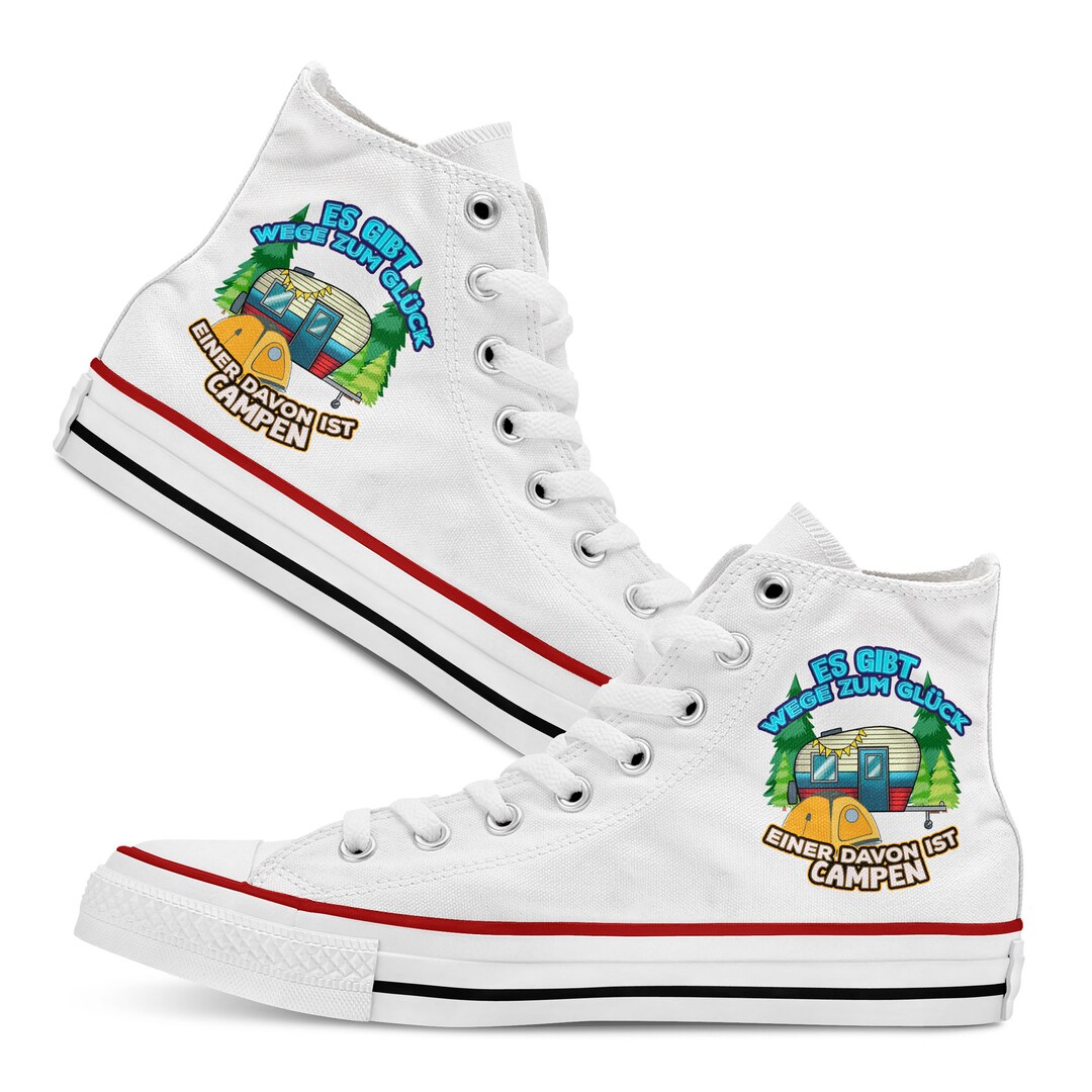 Sneaker Shoes Camper Camping Caravan Motorhome White for - Etsy