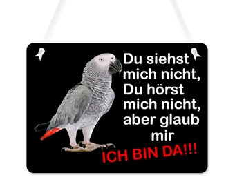 Warning Macaw Sign Parrot Warning Sign Macaw Parrot Sign - Etsy