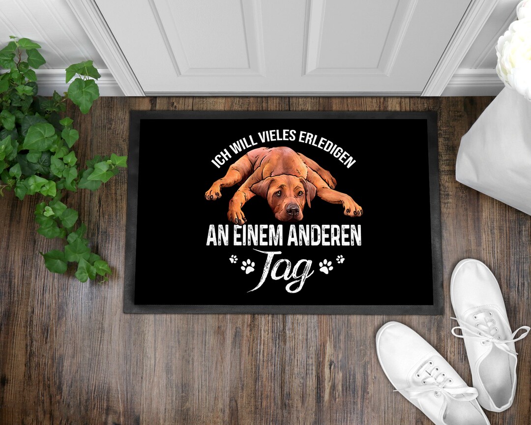 Rhodesian Ridgeback Dog Owner Doormat Dirt Catching Mat Doormat 35 X 50 ...