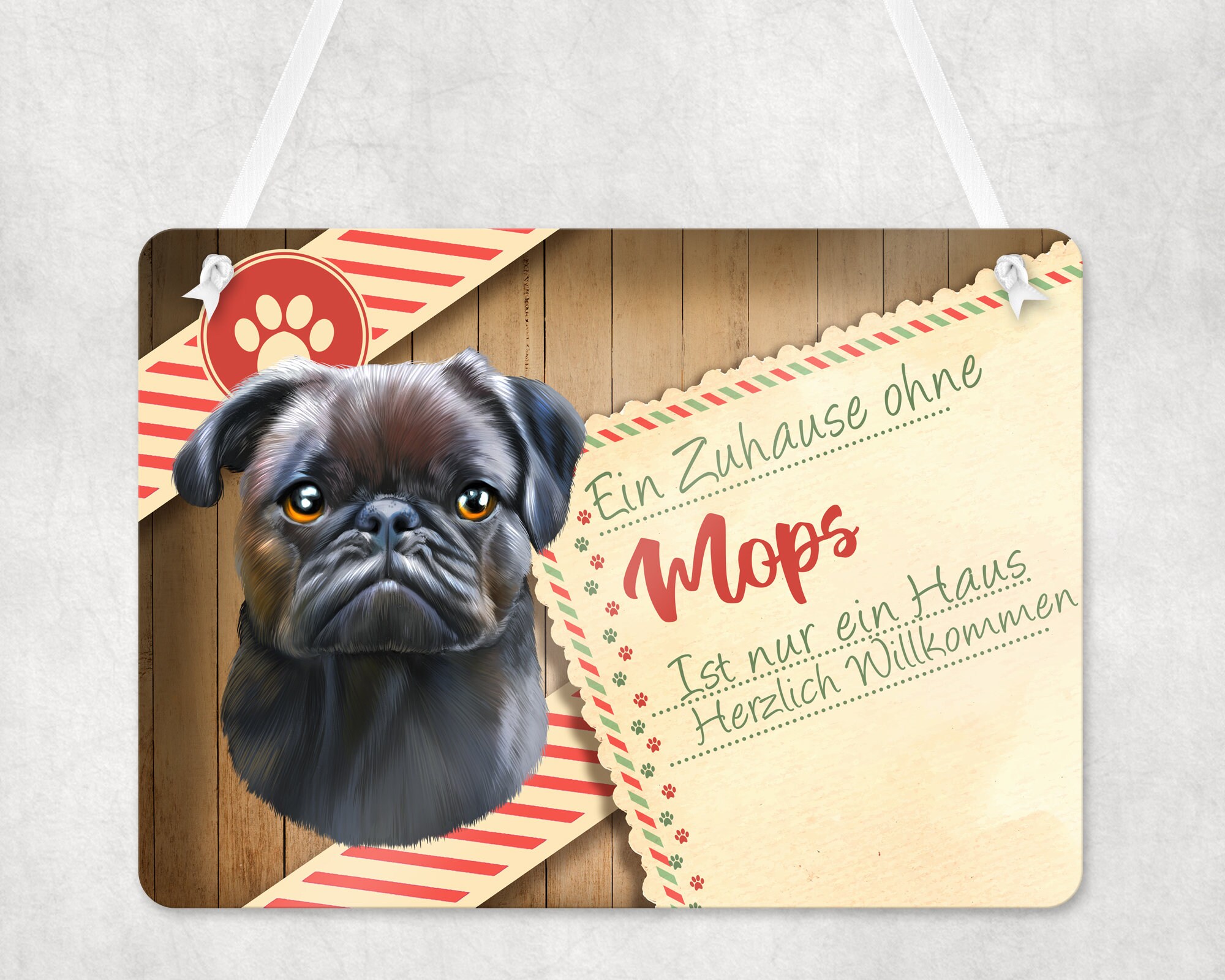 Pugs Using Pictures Of The Door