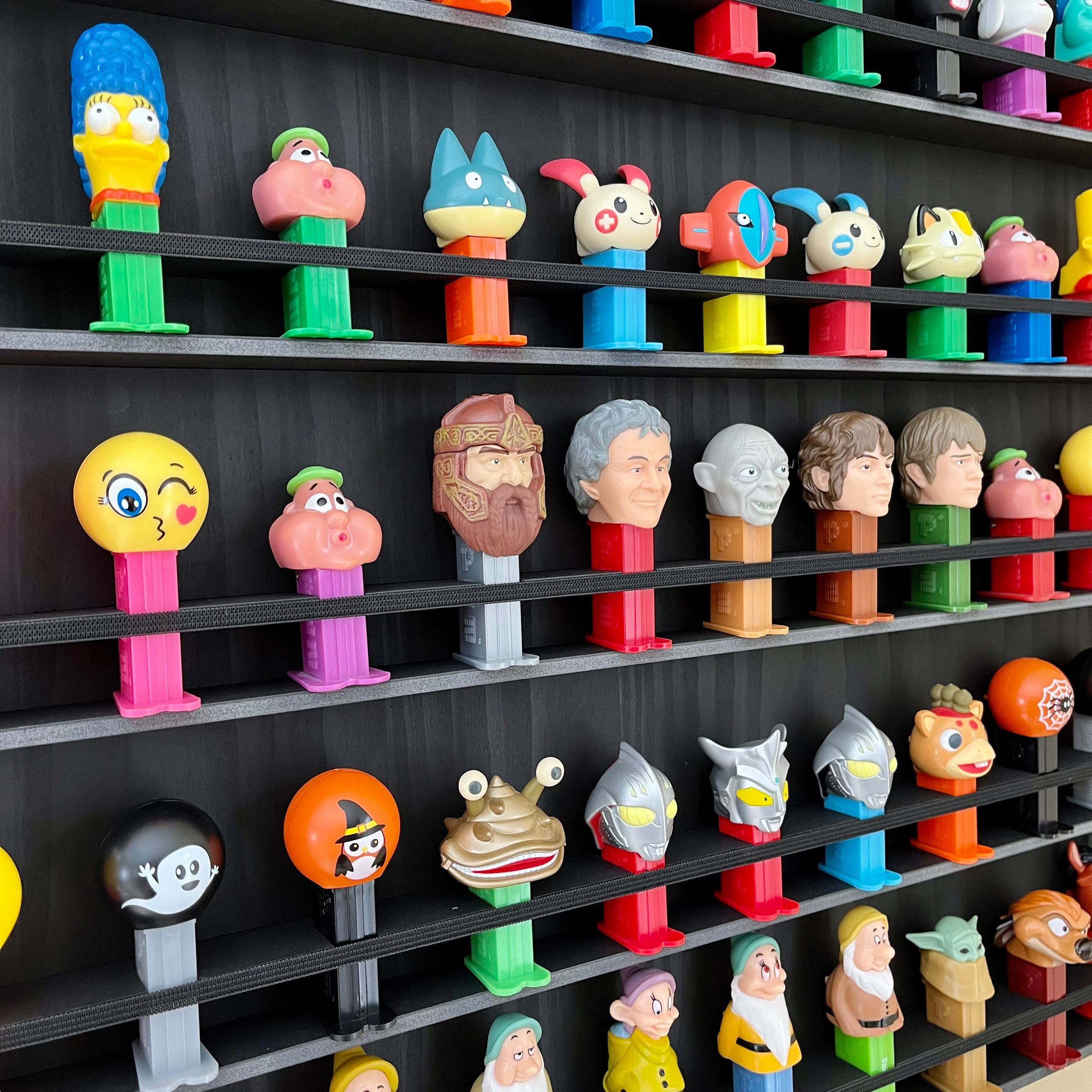 66 Wall Mini PEZ Dispenser Display Holds 66 Mini PEZ - Etsy