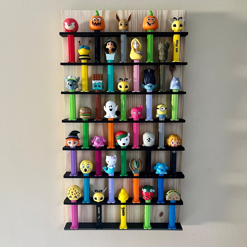 Narrow 32 Wall PEZ Dispenser Display Holds 32 12 X - Etsy