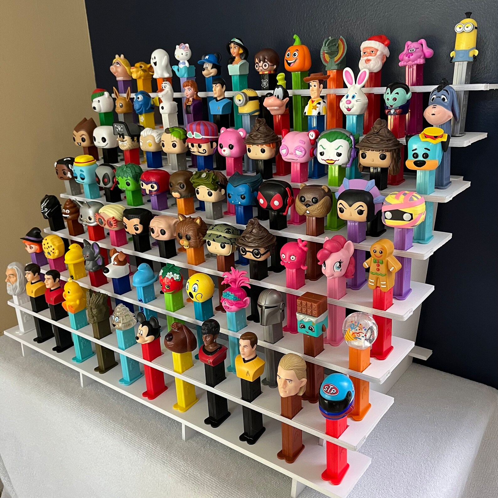 Aligned Rows 24 Wide PEZ Dispenser Display Shelf Stadium - Etsy